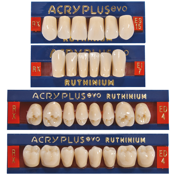 TABLILLA Dientes Acry Plus RX Radiopacos - dent-thel.com Depósito dental